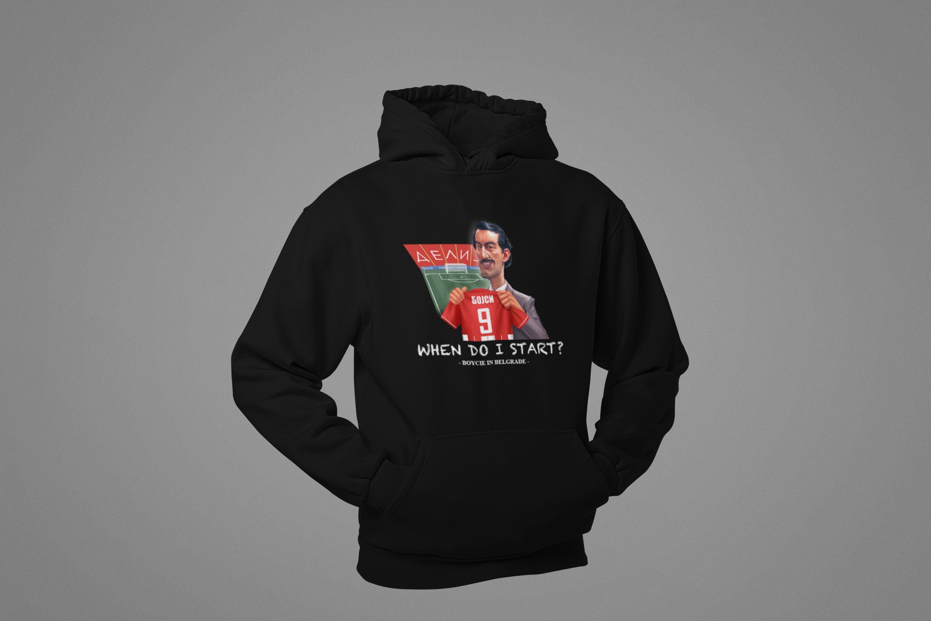 Boycie’s Signed Hoodie - Boycie in Belgrade